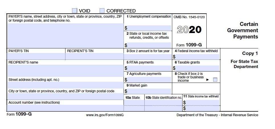 Solved: On form 1099G, is the "PAYER'S Federal Identification Number ...
