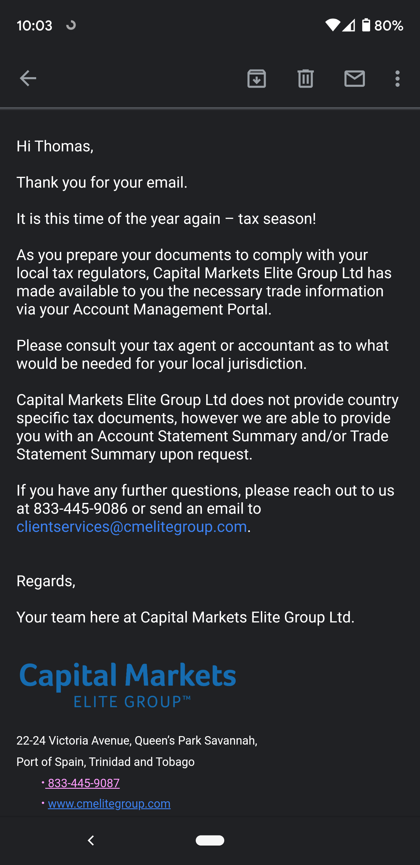 Solved: Day Trading losses with CMEG