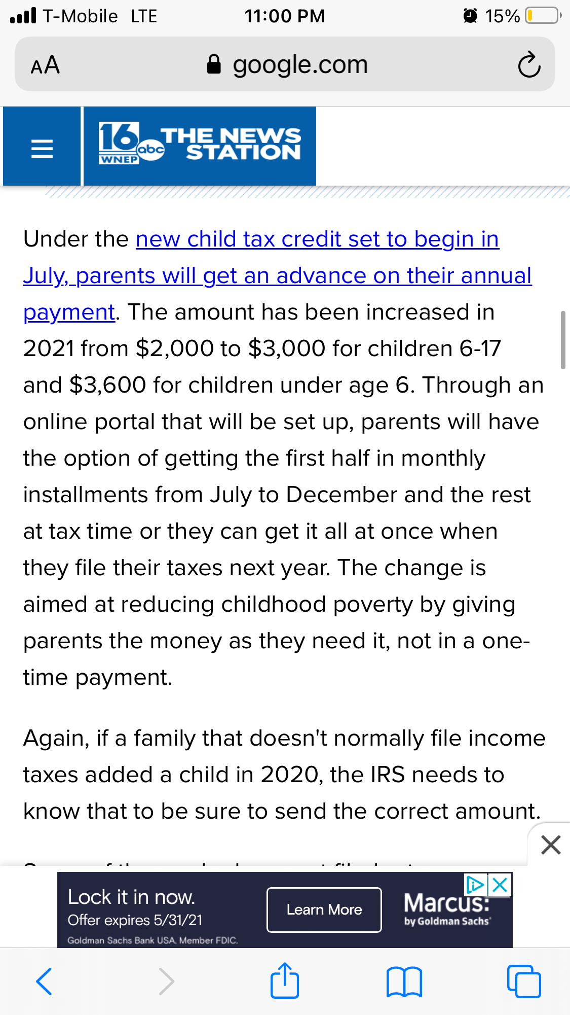 If I'm on disability and have one child can I get any money back for ...