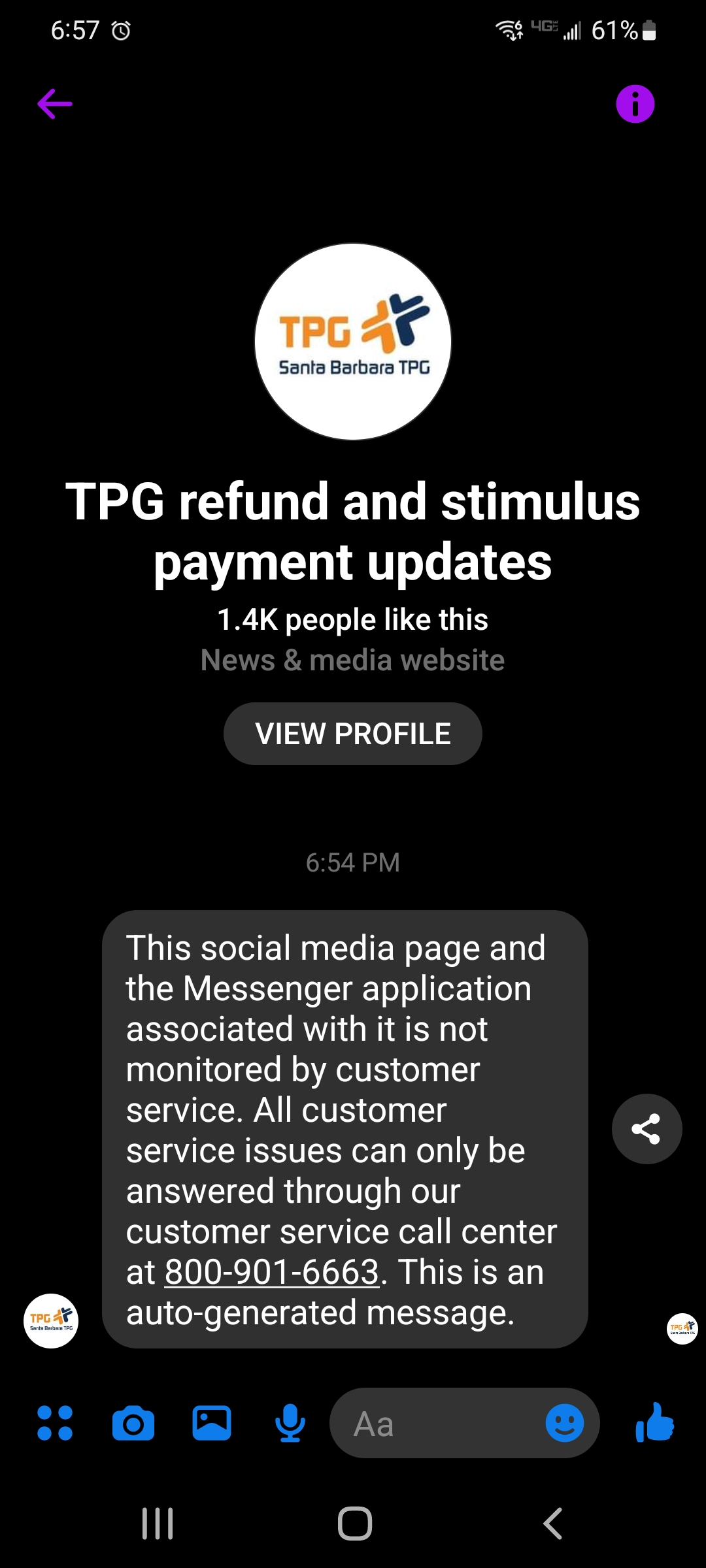 How long does it take to get a check from tpg