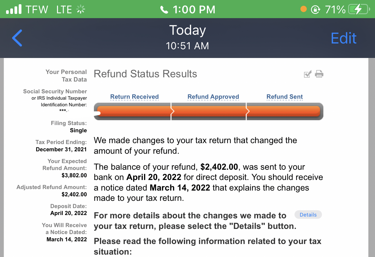 Why is SBTPG holding refunds?