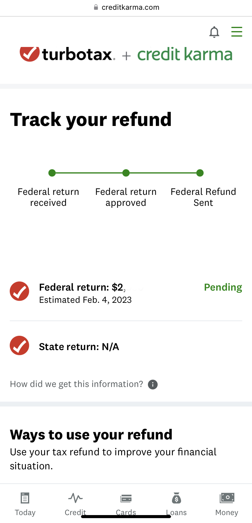 How do I change my bank account number after filing my tax refund?