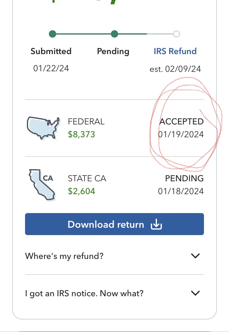 Has anyone been pre-approved for the refund advance and their return ...