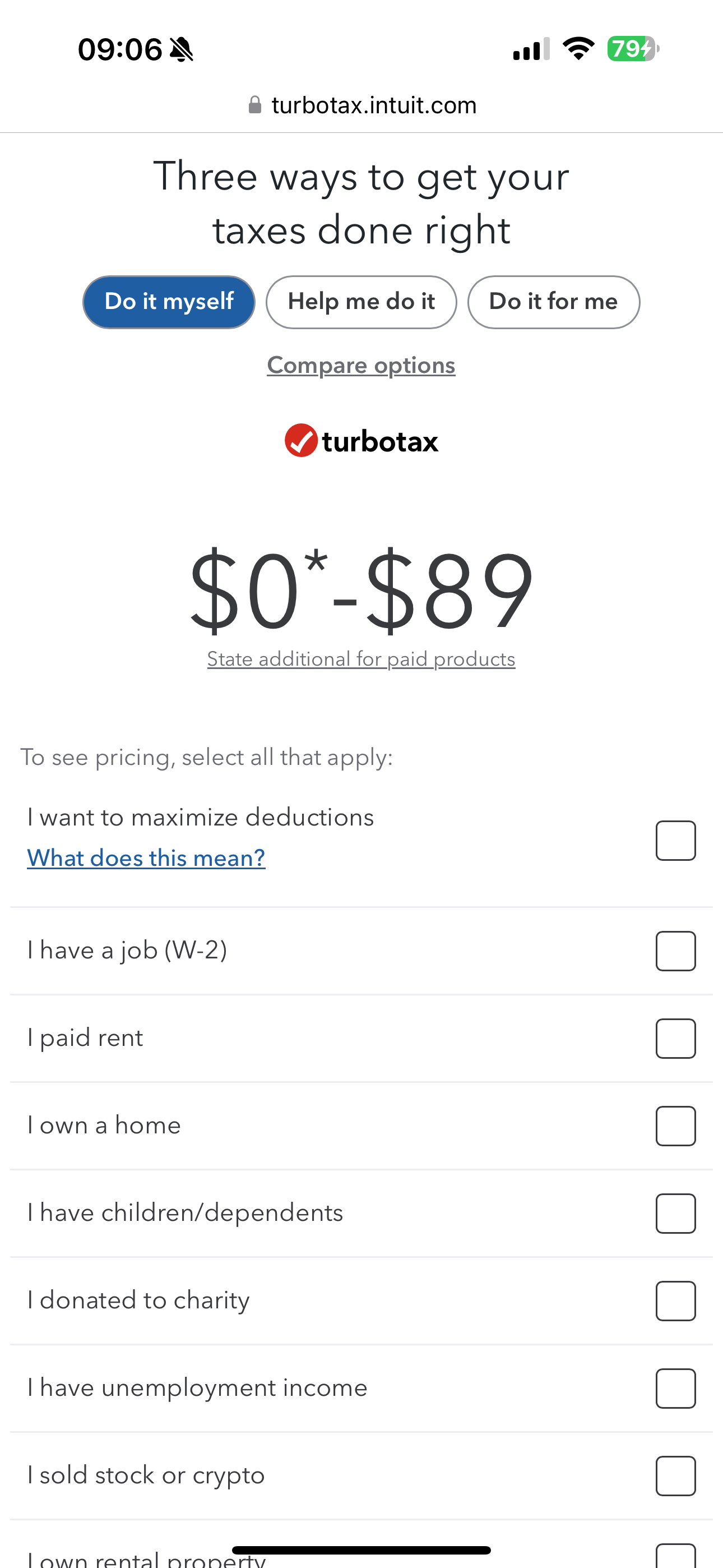 Why does intuit make it so hard to buy TurboTax? Just need to buy a copy of the software. I have ...