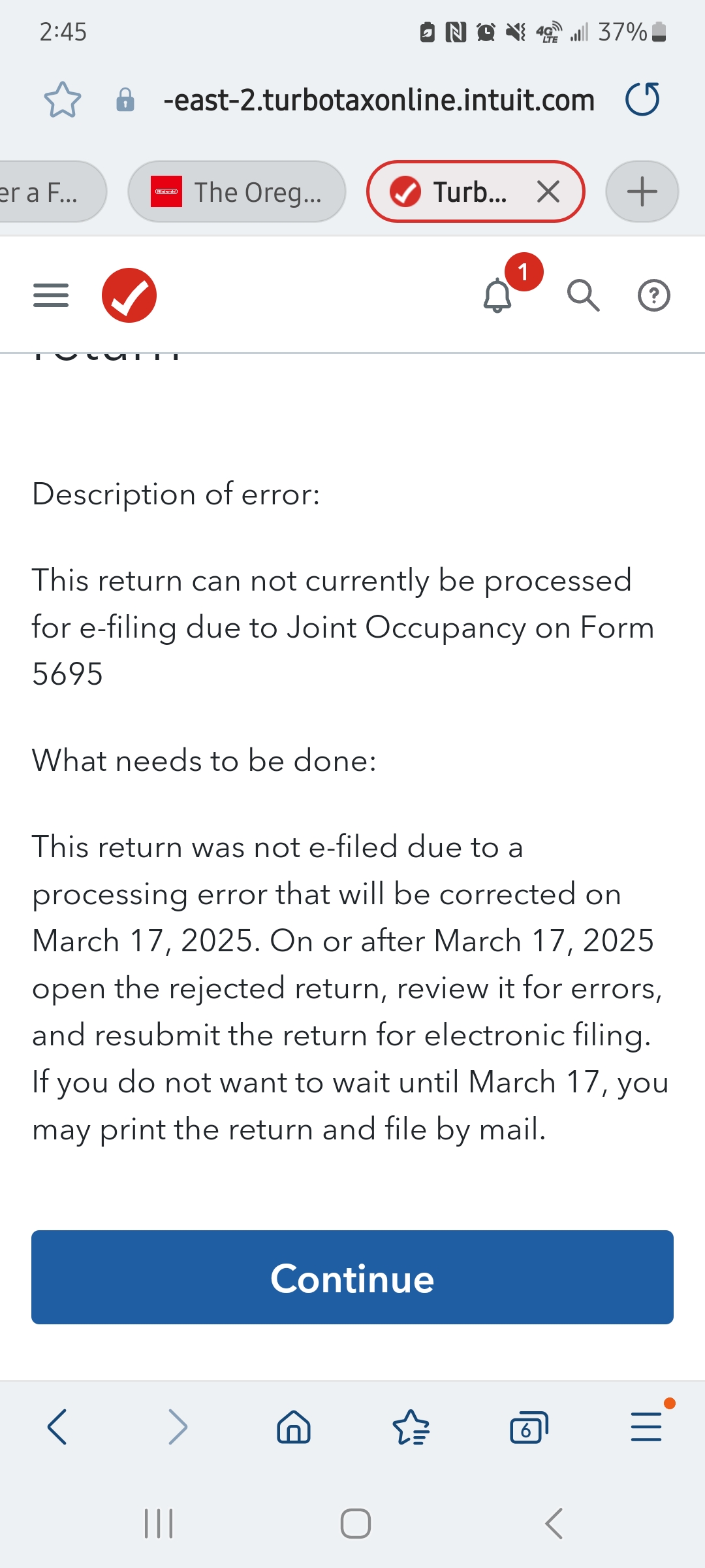 Solved: Filed 1/24. Still not accepted by the IRS, still stuck in pending
