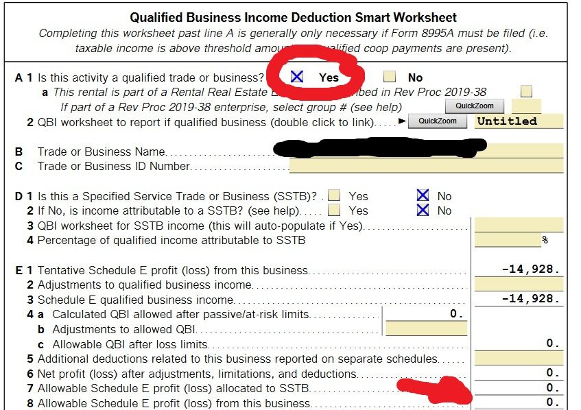 Current year (2024) vacation rental loss not being added to prior year ... Current year (2024) vacation rental loss not being added to prior year ...