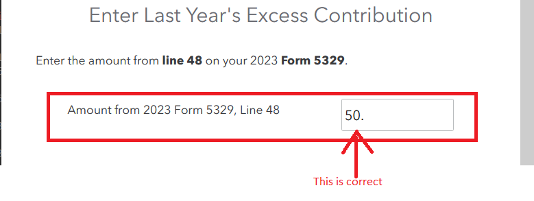How do I tell TurboTax that I withdrew (as taxable) a prior year excess ...