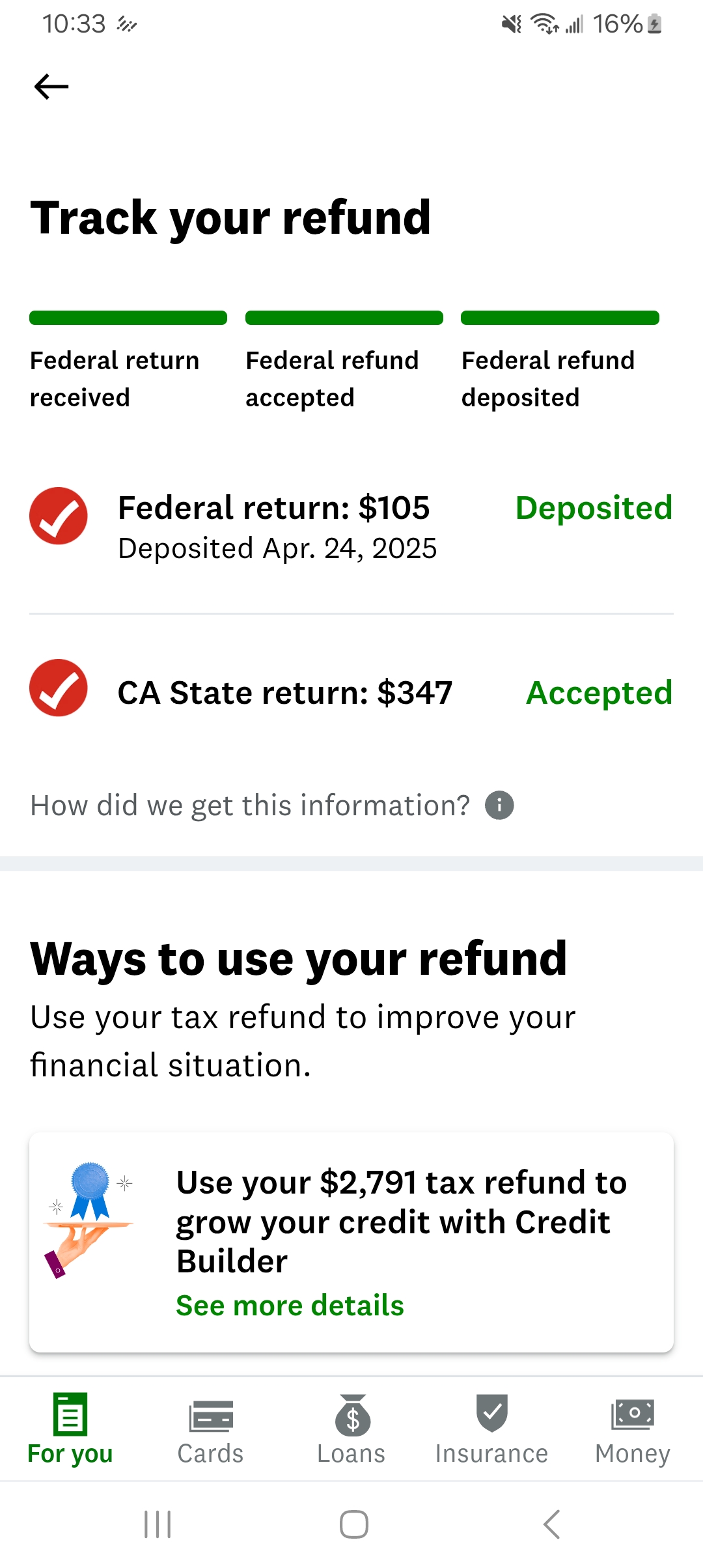 Received refund from "TPG PRODUCTS SBTPG LLC” today but amount is short by $700