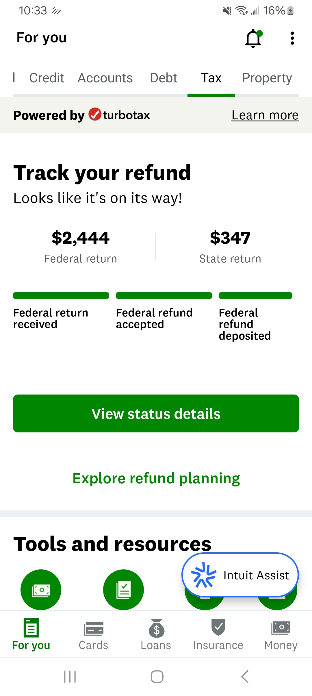 Received refund from "TPG PRODUCTS SBTPG LLC” today but amount is short by $700