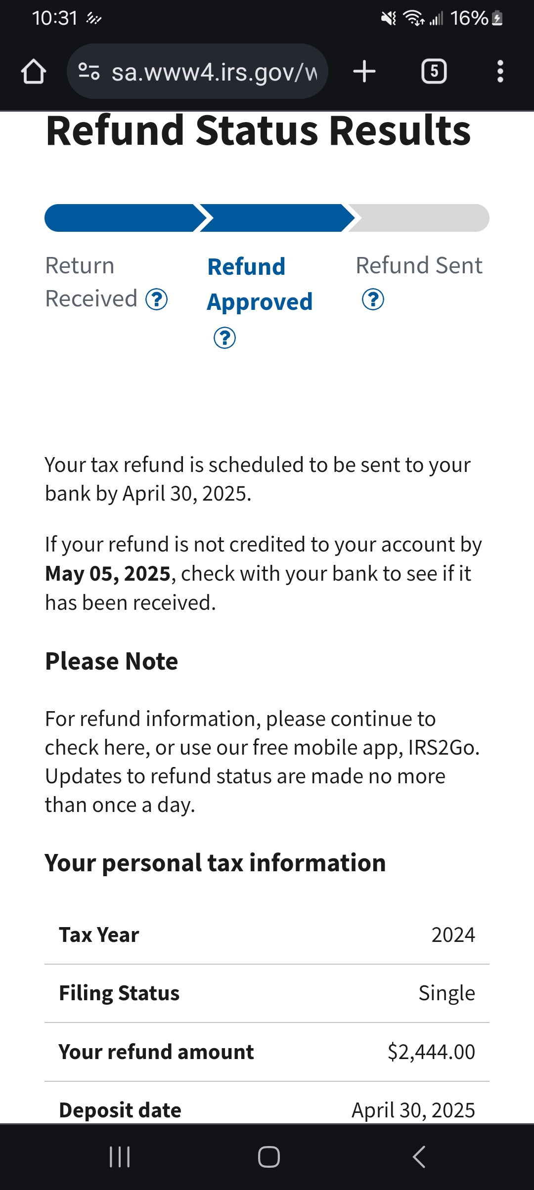 Received refund from "TPG PRODUCTS SBTPG LLC” today but amount is short by $700 - Page 8